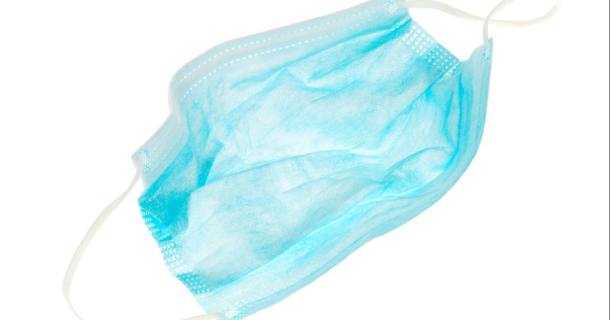 You should generally wear a protective face mask with the coloured side ...