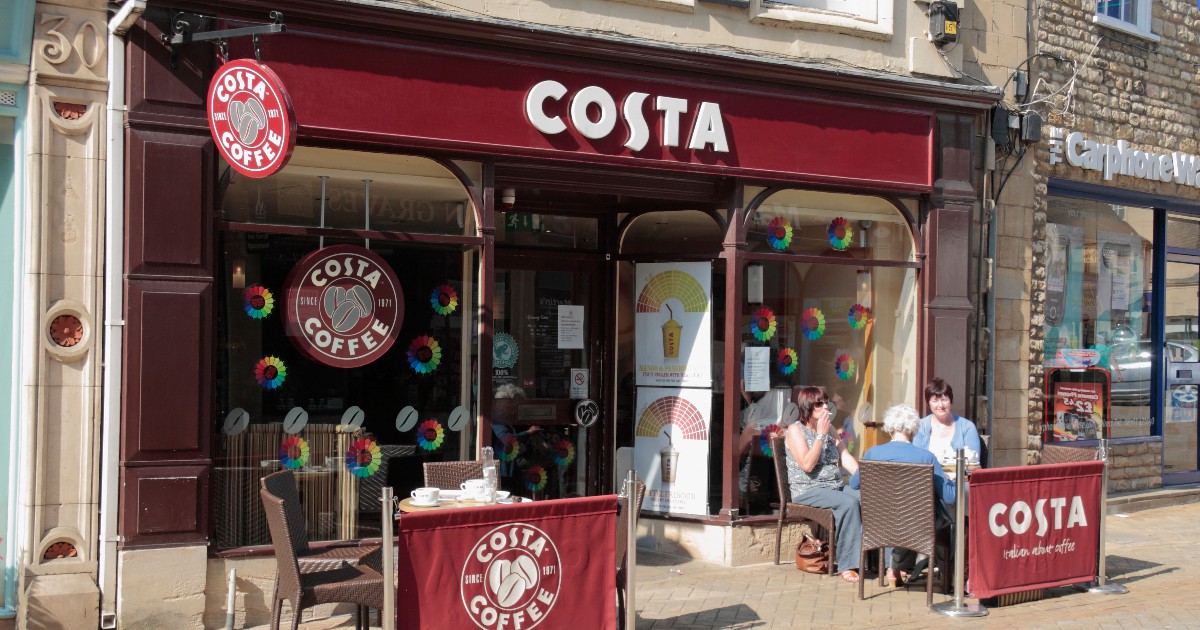 Costa sign demanding vaccine proof to sit in wasn’t taken in UK – Full Fact