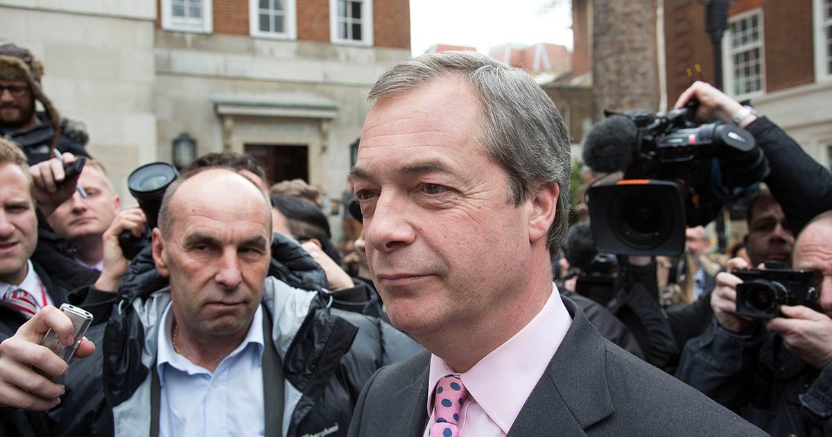 There is no evidence to suggest Nigel Farage was a member of the ...