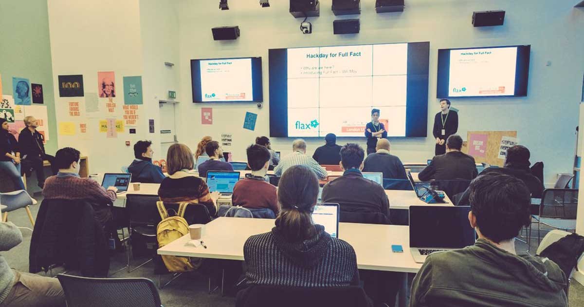 #FactHack: Our hackathon at Facebook, with Flax – Full Fact