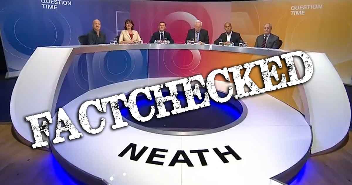 BBC Question Time, factchecked – Full Fact