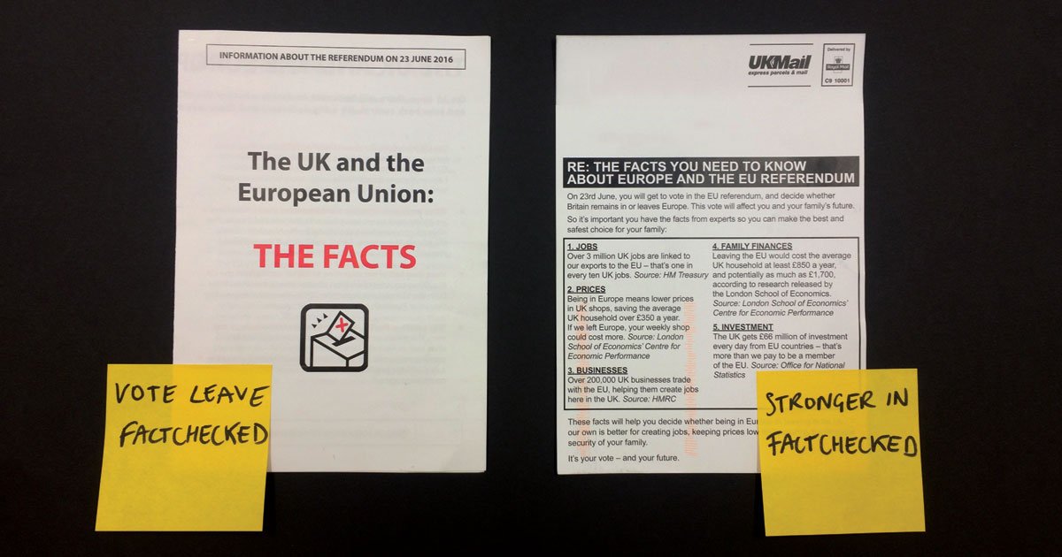 Vote Leave "facts" leaflet: EU law – Full Fact