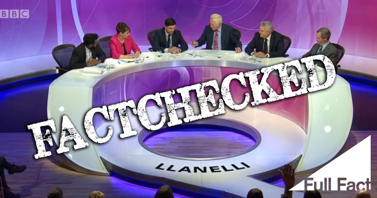 11 February's BBC Question Time, factchecked – Full Fact