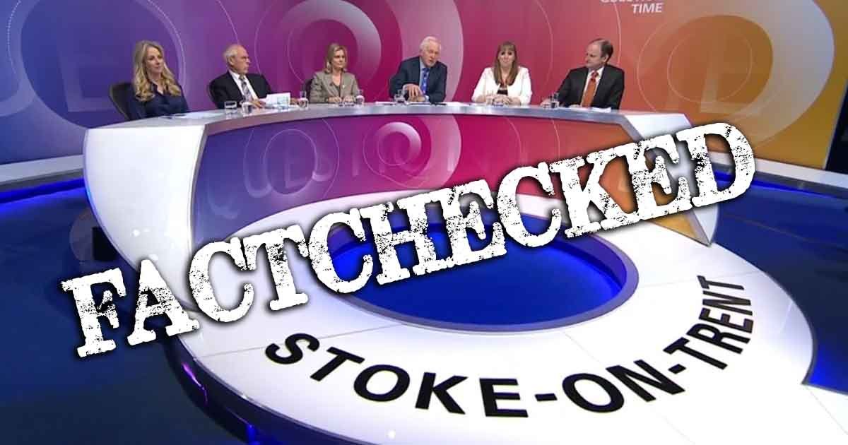 BBC Question Time, factchecked – Full Fact
