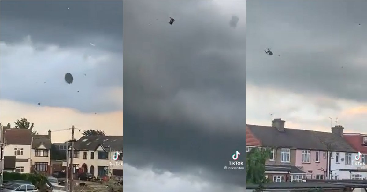 Flying bin video was not filmed during Storm Eunice – Full Fact
