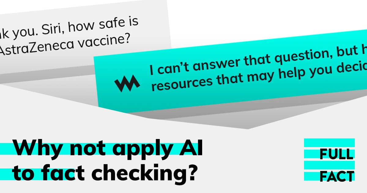 How does Automated Fact Checking work? – Full Fact