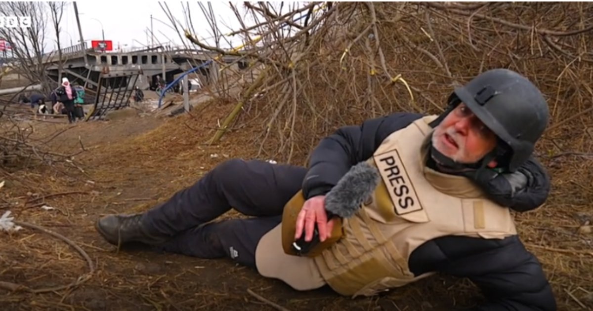 Image shared on social media doesn’t show BBC journalist pretending to ...