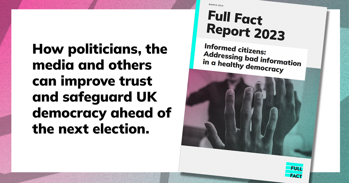 Full Fact Report 2023 – Full Fact