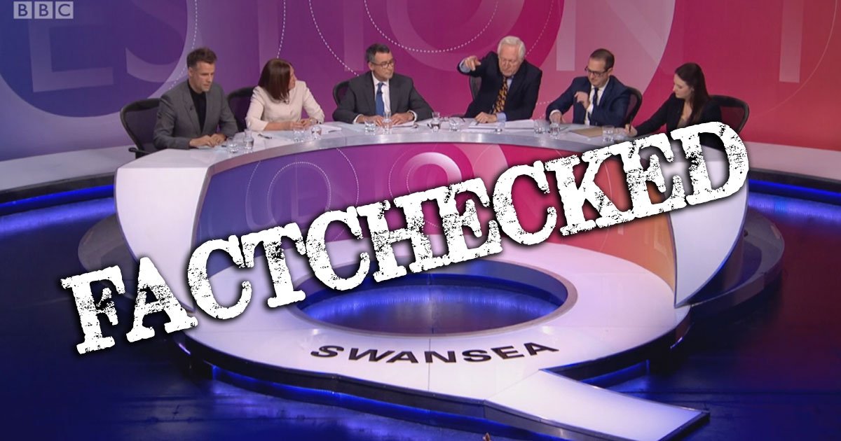 BBC Question Time: factchecked – Full Fact