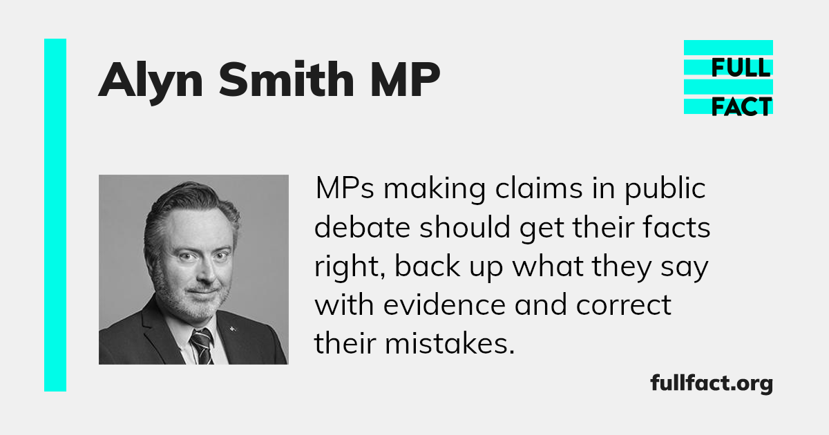 Alyn Smith MP Full Fact